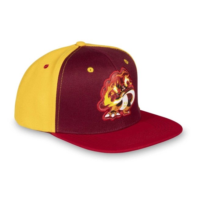 Gigantamax Charizard Red & Orange Flat-Bill Hat (One Size-Adult ...