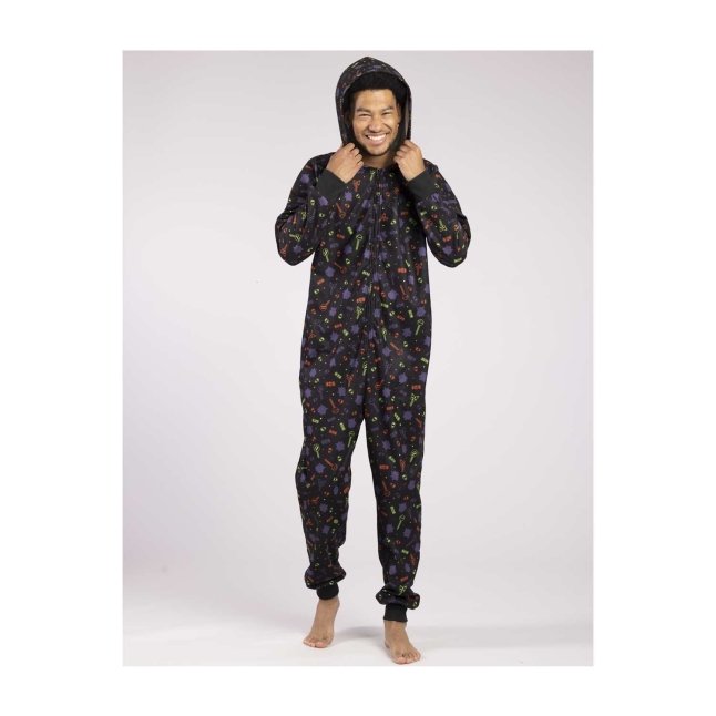 Gengar Pokémon Sweet Temptations Hooded One-Piece Pajamas - Adult ...