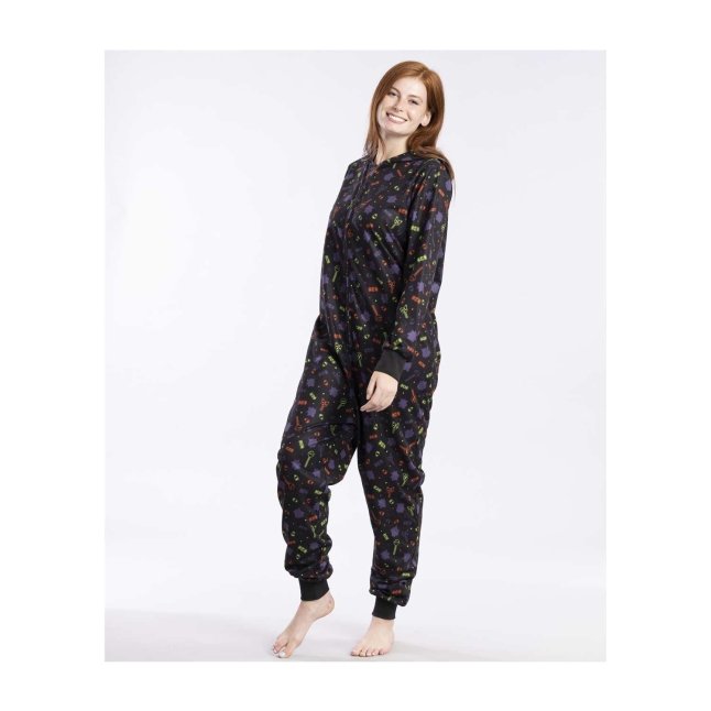 Gengar Pokémon Sweet Temptations Hooded One-Piece Pajamas - Adult ...