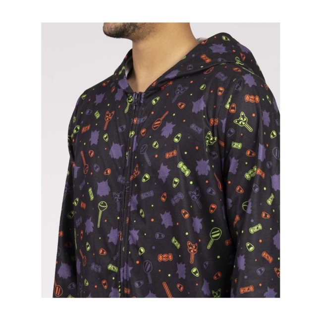 Gengar Pokémon Sweet Temptations Hooded One-Piece Pajamas - Adult ...