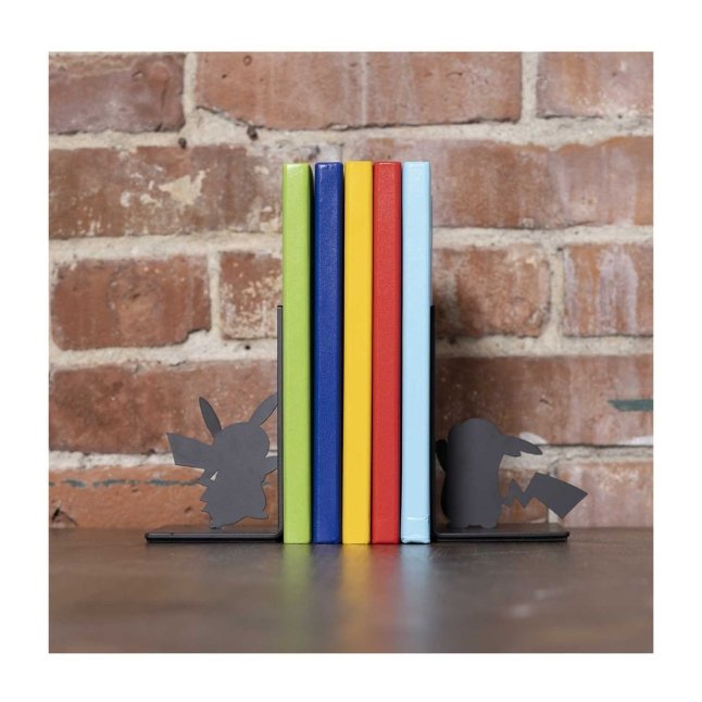 Pikachu Pokémon Home Accents Metal Bookends (2-Pack) | Pokémon Center ...