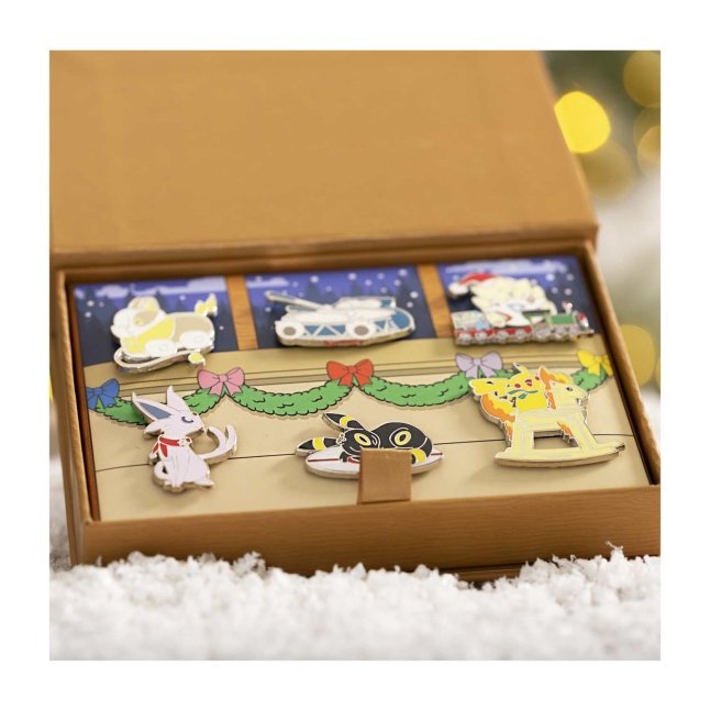 Together for the Holidays Pokémon Pin Box Set (6-Pack) | Pokémon Center ...