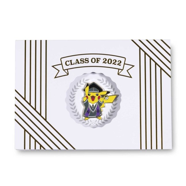 Graduation Pikachu 2022 Pokémon Pin & Greeting Card | Pokémon Center ...