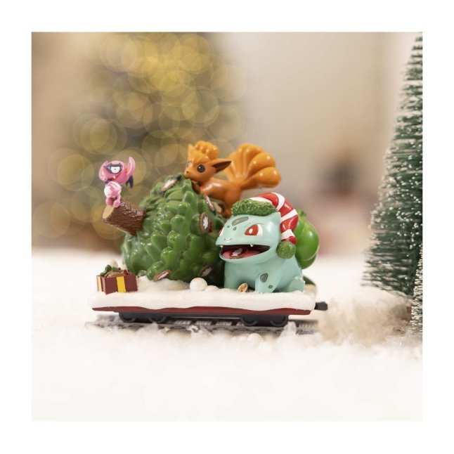 Snowy Fun Tree Flatcar Figure | Pokémon Center UK Official Site