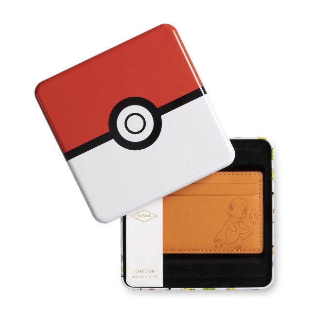 Pokémon Center × Fossil: Charmander Orange Leather Steven Card Case ...