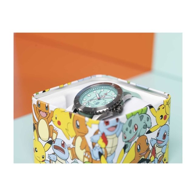 Pokémon Center × Fossil: Bulbasaur Green Watch (One Size-Adult ...