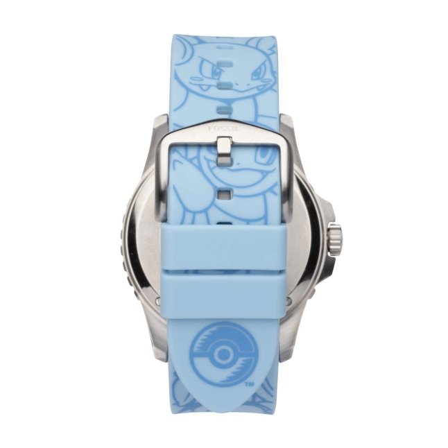 Pokémon Center × Fossil: Squirtle Blue Watch (One Size-Adult) | Pokémon ...