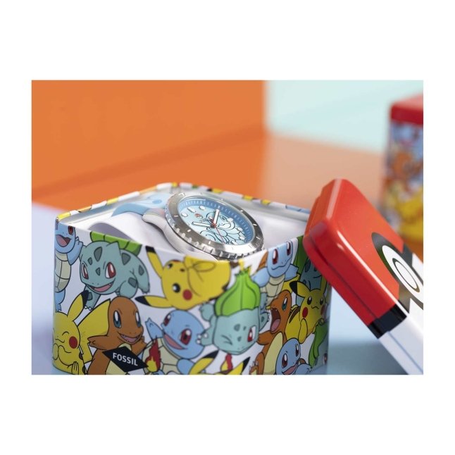 Pokémon Center × Fossil: Squirtle Blue Watch (One Size-Adult) | Pokémon ...