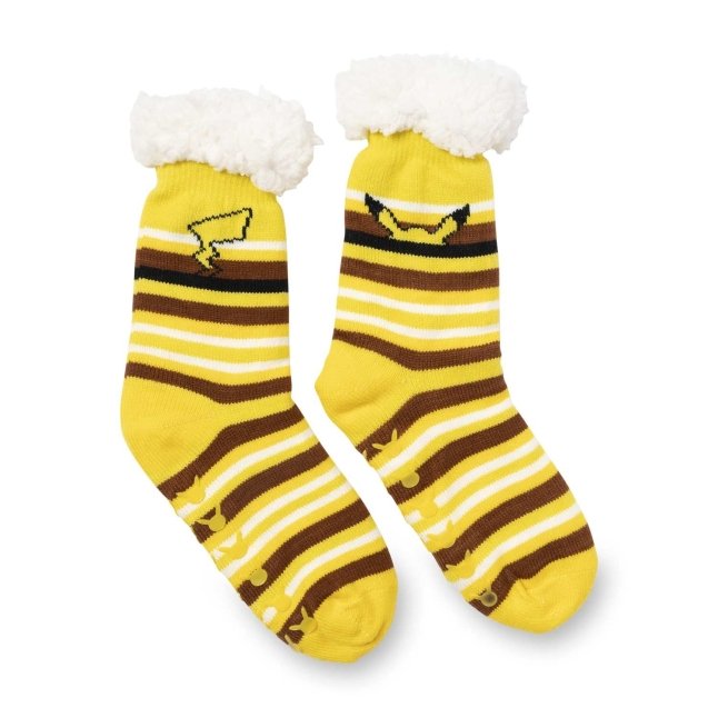 Hidden Pikachu Fleece Socks (One Size-Adult) | Pokémon Center Canada ...