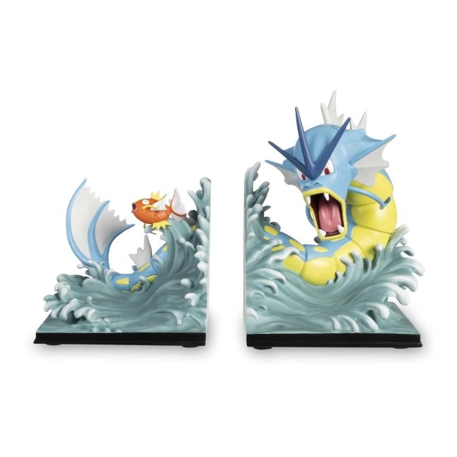 Magikarp & Gyarados Waves Bookends (2-Piece) | Pokémon Center Official Site
