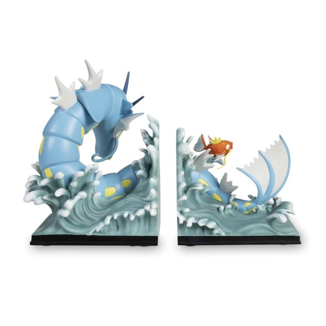 Magikarp & Gyarados Waves Bookends (2-Piece) | Pokémon Center Official Site