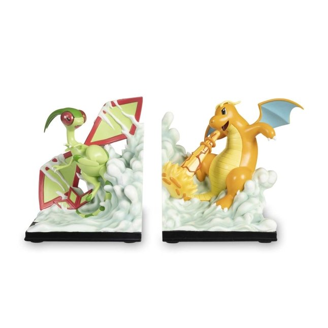Dragonite & Flygon Clashing Dragons Bookends (2-Piece) | Pokémon Center ...