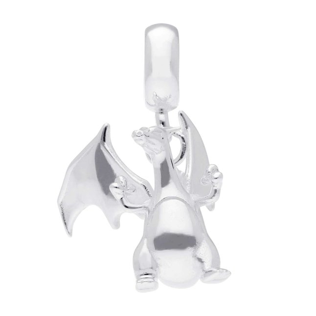 Pokémon Jewelry - Charms: Charizard Sterling Silver Dangle Charm ...