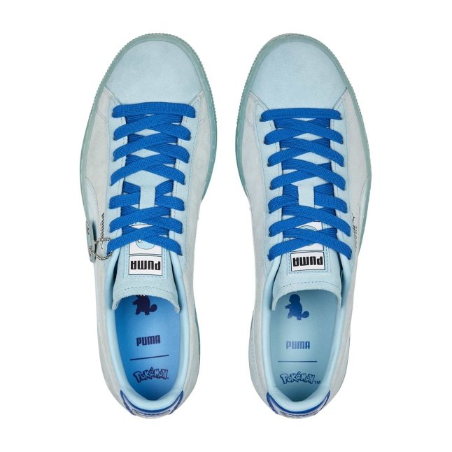 PUMA × Pokémon: Squirtle Suede Classic Blue Sneakers - Adult | Pokémon ...
