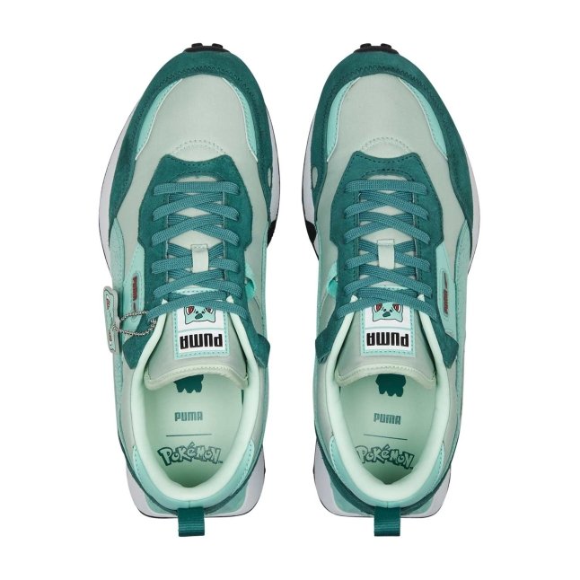 PUMA × Pokémon: Bulbasaur Rider FV Green Sneakers - Adult | Pokémon ...