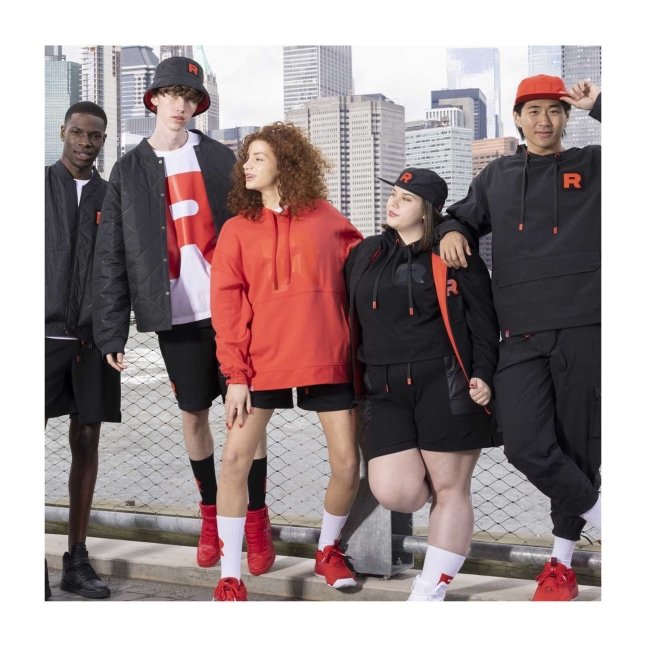 Team Rocket HQ Collection Black Five-Panel Hat (One Size-Adult ...