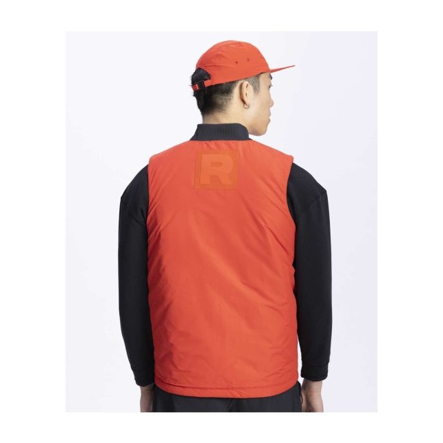 Team Rocket HQ Collection Black & Red Reversible Quilted Utility Vest ...