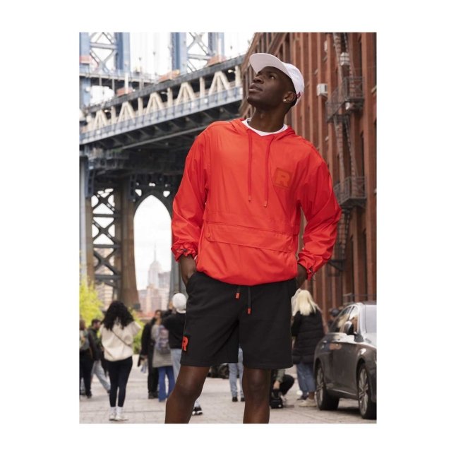 Team Rocket HQ Collection Red Packable Pullover Anorak Jacket - Adult ...