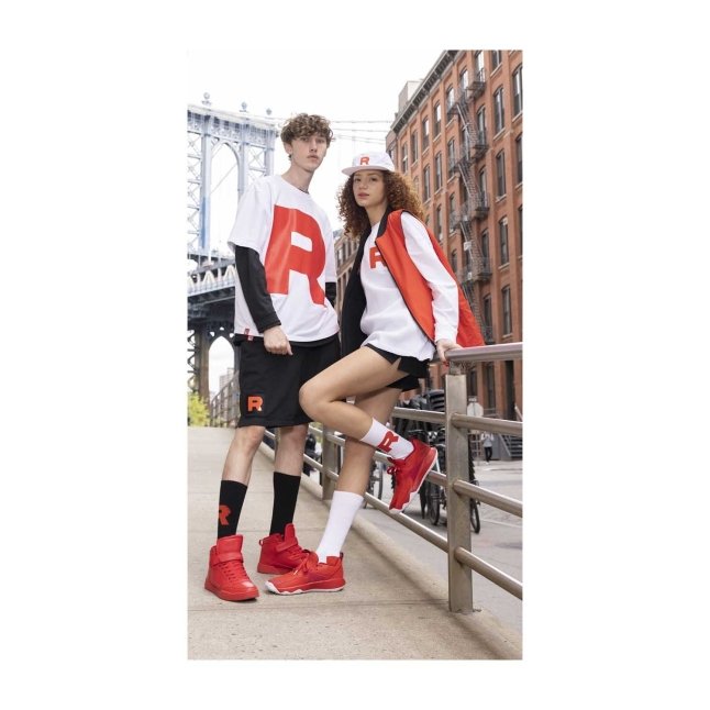 Team Rocket HQ Collection White Oversize T-Shirt - Adult | Pokémon ...