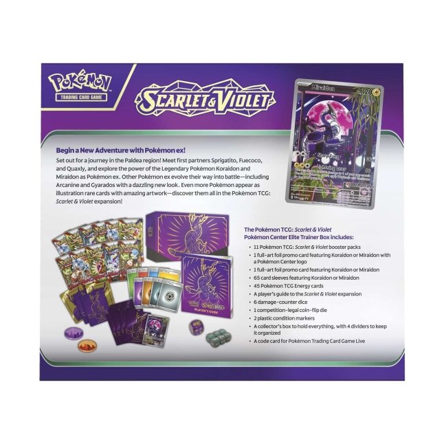Pokémon TCG: Scarlet & Violet Pokémon Center Elite Trainer Box ...
