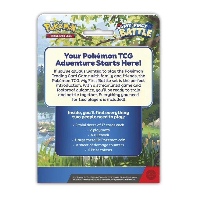 Pokémon TCG: My First Battle (Charmander & Squirtle) | Pokémon Center ...