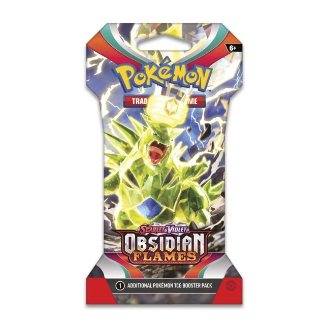 Pokémon TCG: Scarlet & Violet-Obsidian Flames Sleeved Booster Pack (10 Cards) | Pokémon Center ...