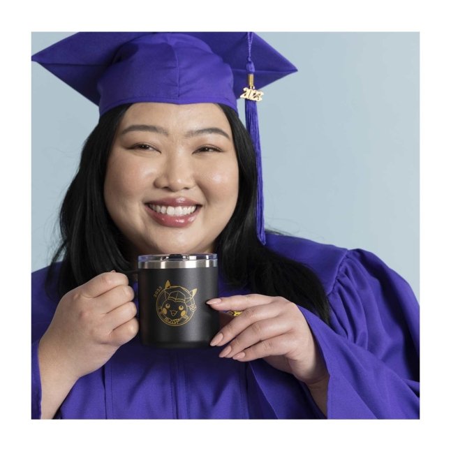 Graduation Pikachu 2023 12 oz. Insulated Mug | Pokémon Center Official Site