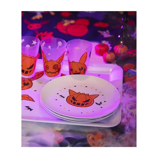 Pokémon Halloween Plates (4-Pack) | Pokémon Center Official Site