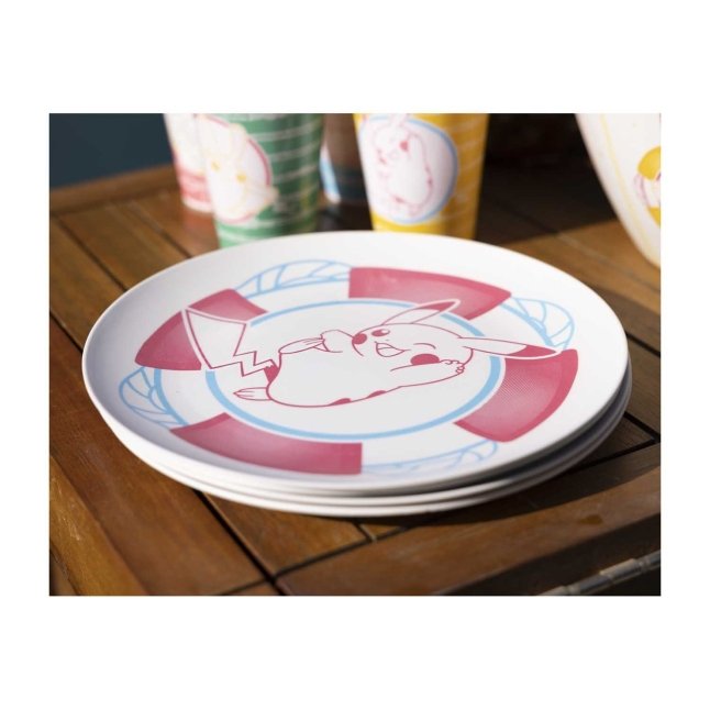 Pokémon Summer Days Dinner Plates (4-Pack) | Pokémon Center Official Site