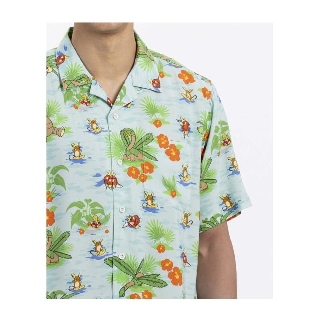 Pokémon Tropical Summer Surf Blossoms Tropical Shirt - Adult | Pokémon ...