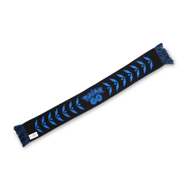 Pokémon GO Teams: Team Mystic Blue & Black Knit Scarf (One Size-Adult ...
