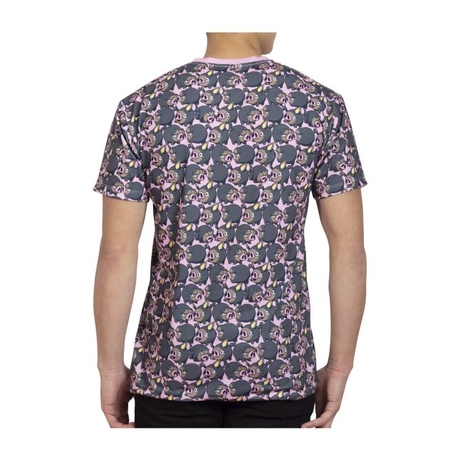 Lechonk Pink Allover-Print Relaxed Fit Crew Neck T-Shirt - Adult ...