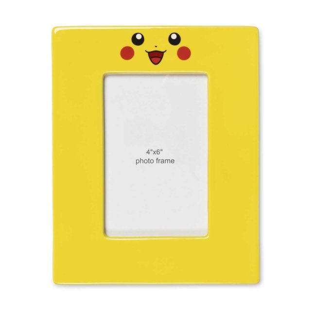 Pikachu Pokémon Home Accents Yellow Ceramic Picture Frame | Pokémon ...