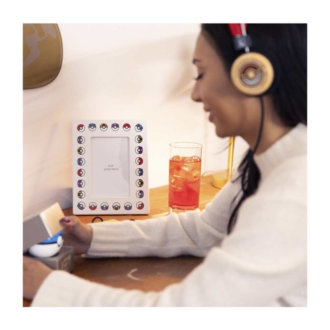 Poké Balls Pokémon Home Accents White Ceramic Picture Frame | Pokémon ...