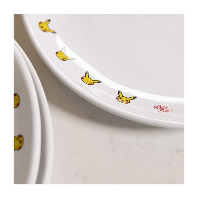 Pikachu Everyday Fun Kitchen Dinner Plates (4-Pack) | Pokémon Center UK ...