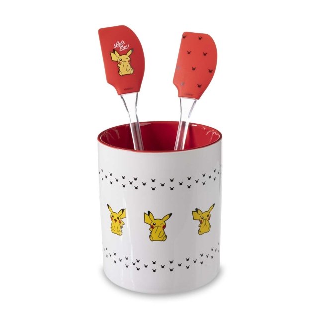 Pikachu Everyday Fun Kitchen Stoneware Utensil Holder | Pokémon Center ...