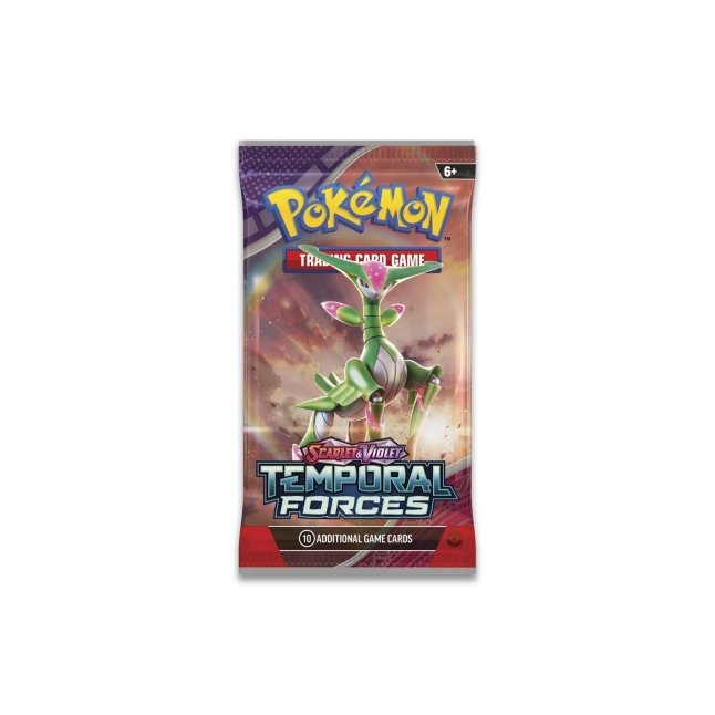 Pokémon TCG: Scarlet & Violet-Temporal Forces Booster Pack (10 Cards) | Pokémon Center UK ...