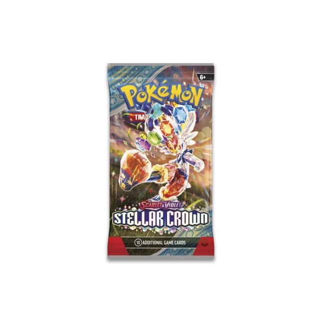 Pokémon TCG: Scarlet & Violet-Stellar Crown Booster Pack (10 Cards) | Pokémon Center New Zealand ...