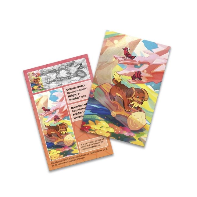 Pokémon TCG: Vibrant Paldea Mini Tin (Oricorio & Dachsbun) | Pokémon ...