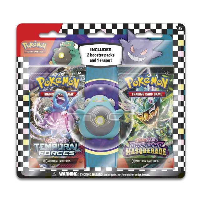 Pokémon TCG: 2 Booster Packs & Bellibolt Eraser | Pokémon Center UK ...