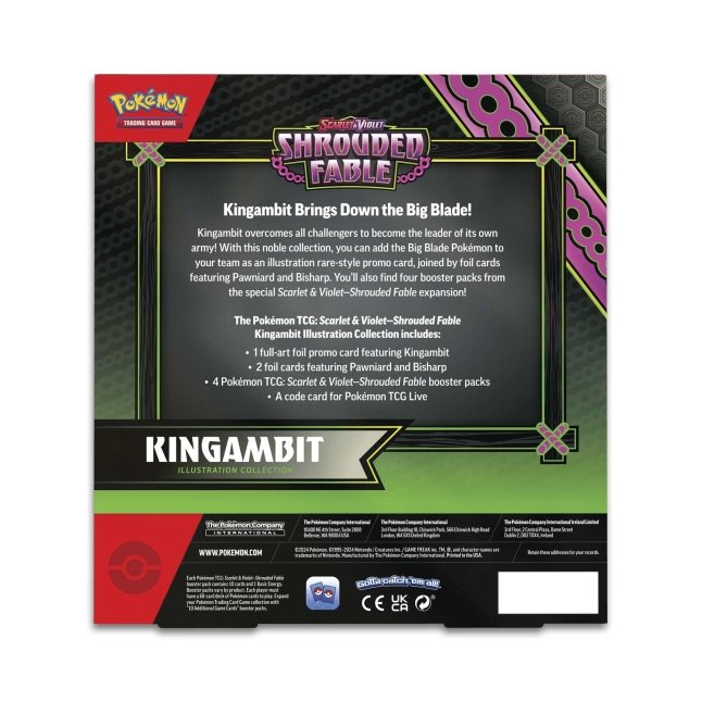 Pokémon TCG: Scarlet & Violet-Shrouded Fable Kingambit Illustration ...