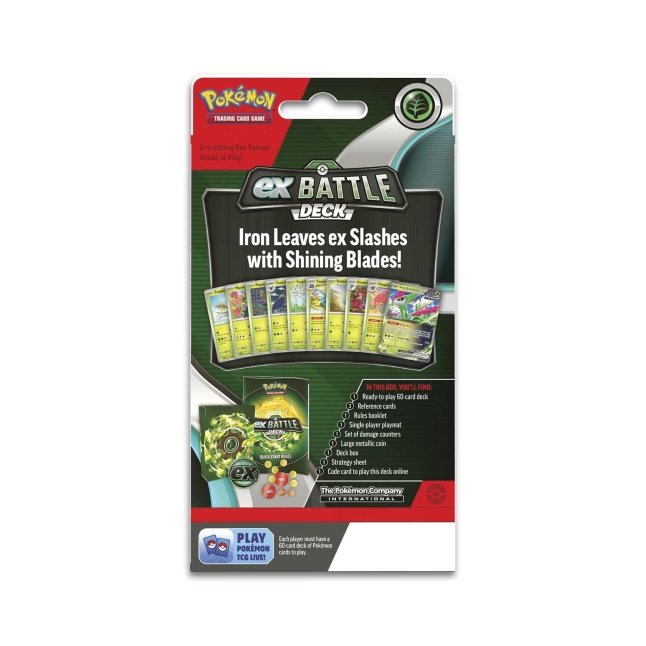 Pokémon TCG: Iron Leaves ex Battle Deck | Pokémon Center Official Site