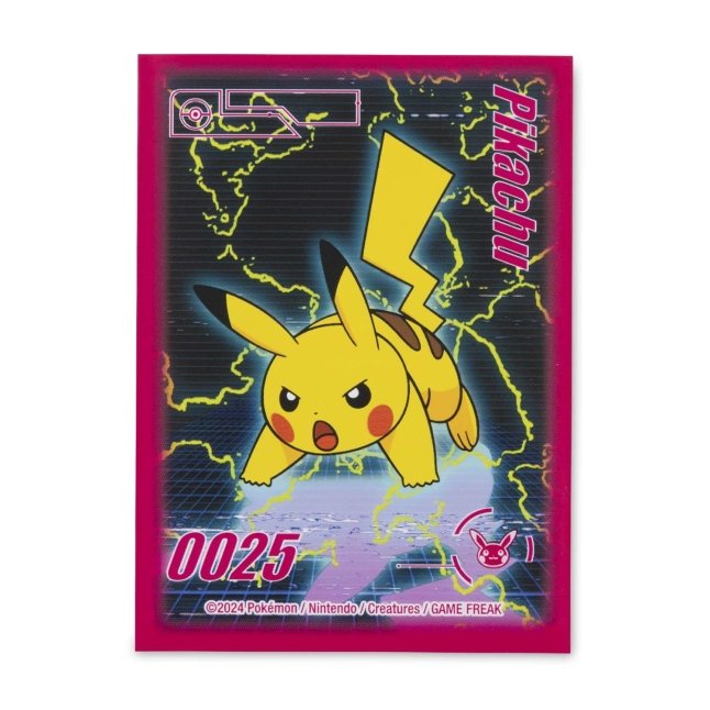 Pokémon TCG: Pikachu Neon Charge Card Sleeves (65 Sleeves) | Pokémon ...