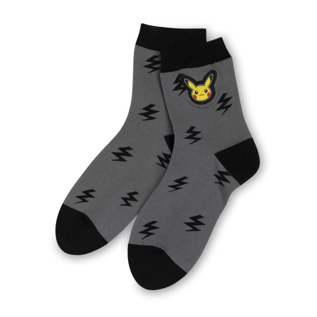 Pikachu Energized Prints Ankle Socks (3 Pairs) (One Size-Adult ...