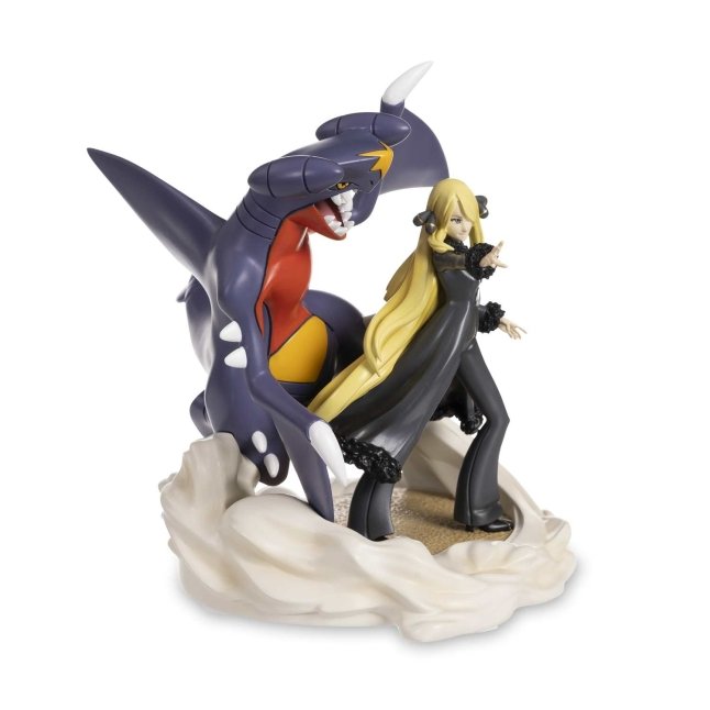 Cynthia & Garchomp Pokémon Trainers Figure | Pokémon Center Official Site