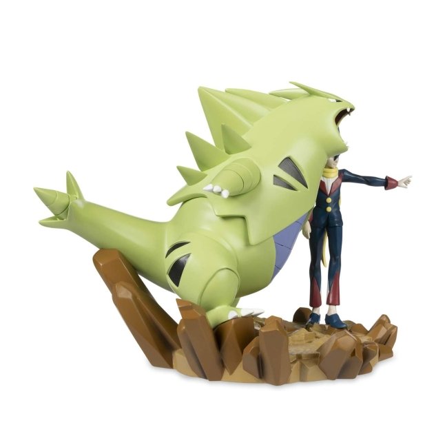 Grimsley & Tyranitar Pokémon Trainers Figure | Pokémon Center UK ...