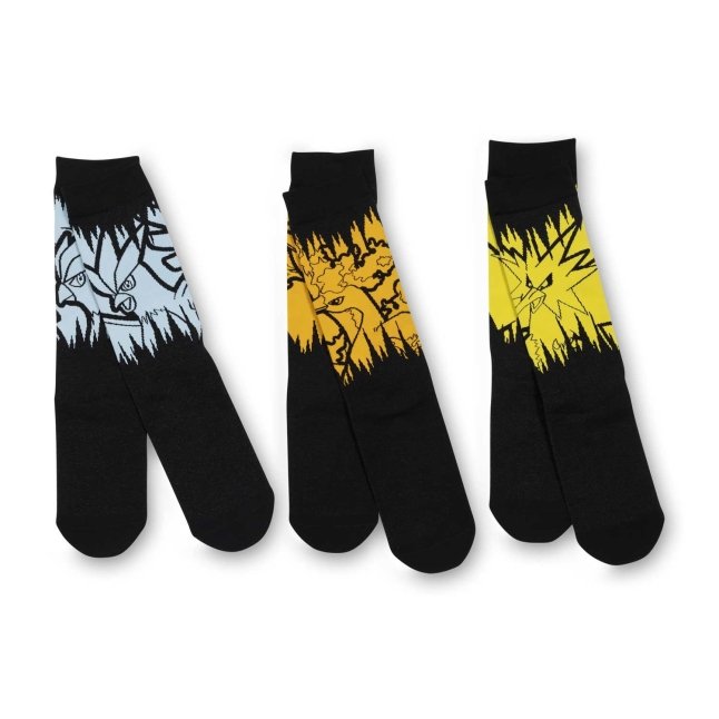 Kanto Legendary Pokémon Crew Socks Box Set (3 Pairs) (One Size-Adult ...