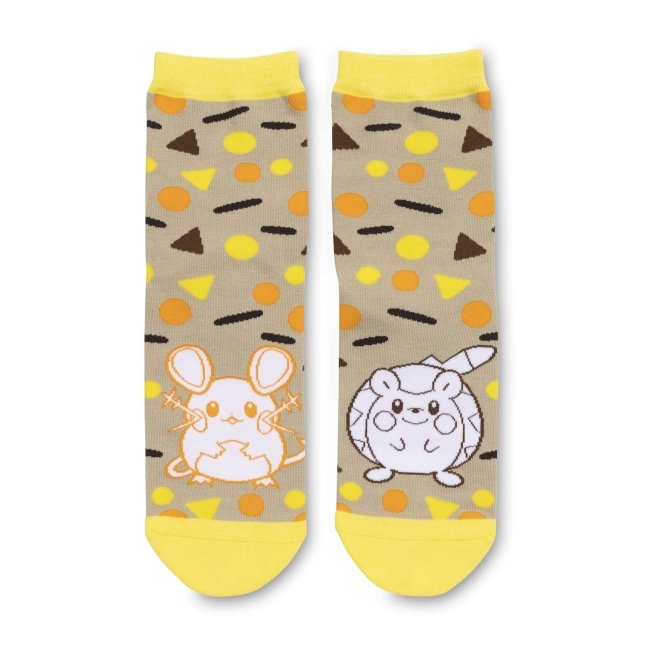 Electric Types Mismatch Ankle Socks 3 Pairs One Size Adult Pokémon Center Official Site