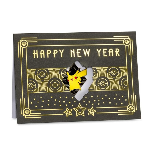 Pikachu Grand New Year Pokémon Pin & Greeting Card | Pokémon Center ...