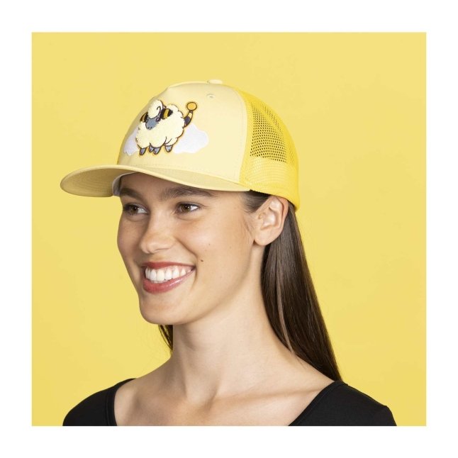 Mareep Fluffy Fun Snapback Hat (One Size-Adult) | Pokémon Center ...